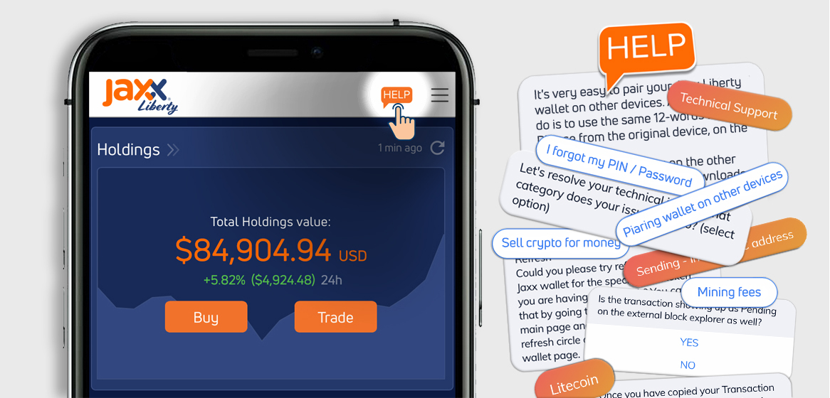 Jaxx Liberty In-app Help Launched - Jaxx Blog